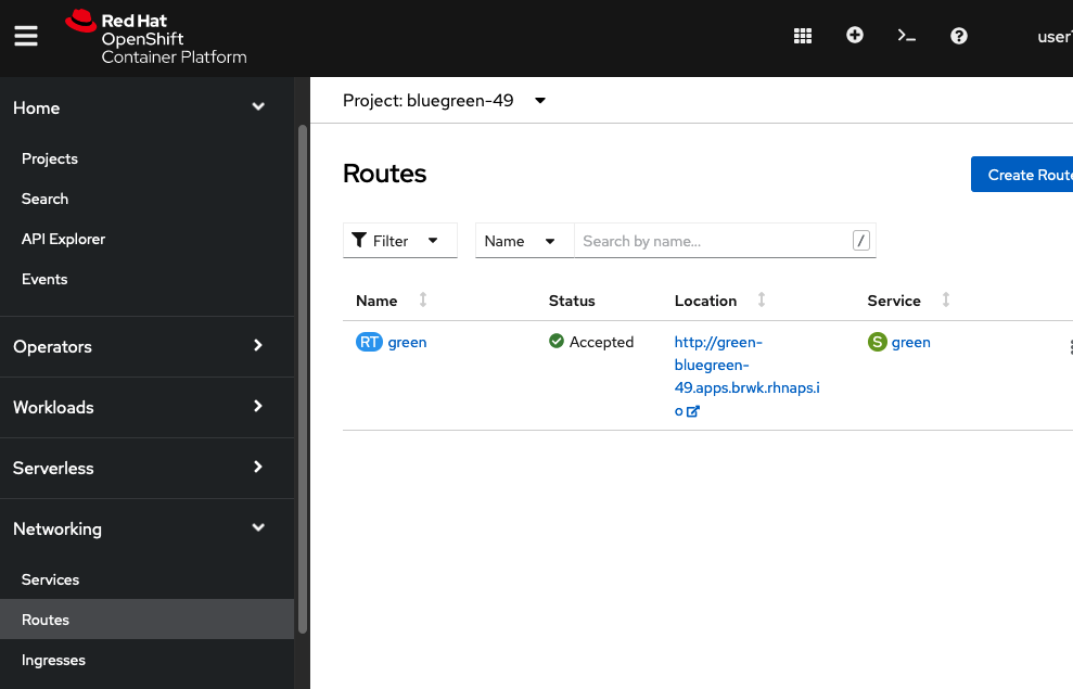 Lab 9 - Blue | Green Deployment | Red Hat | Public Sector